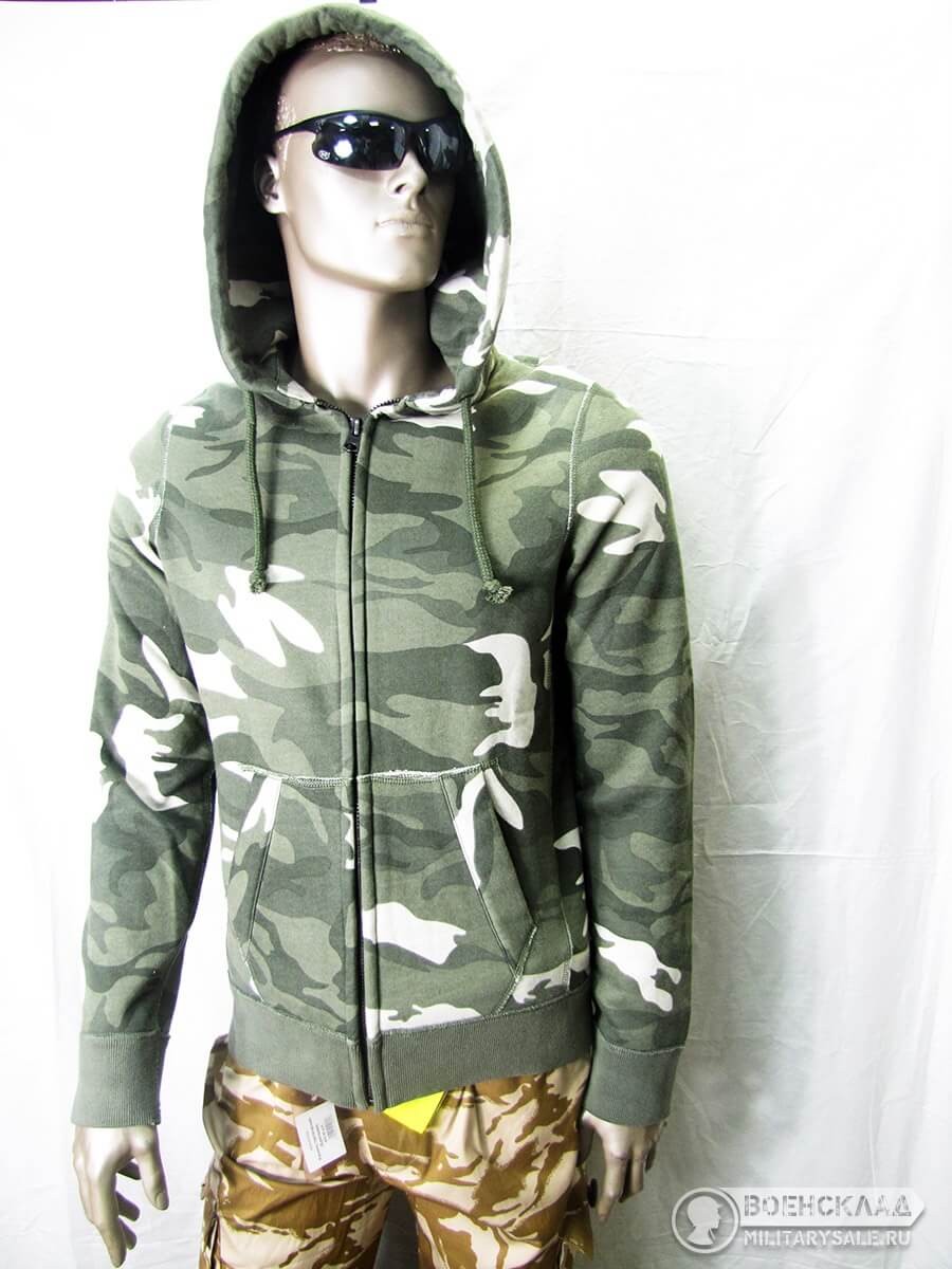 Кофта с капюшоном Abercrombie & Fitch камуфляжная — купить в интернет ...